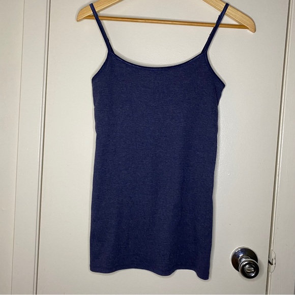 SO | Tops | So The Perfect Cami Navy Blue | Poshmark